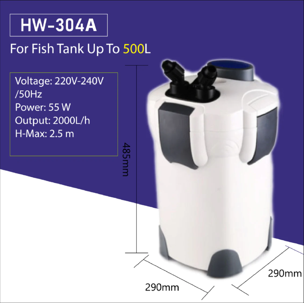 Filtro Canister SunSun HW-304A 2000L/H – Mascotas Inugami